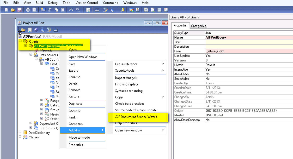 AIF Setup from scratch – DynamicsFox