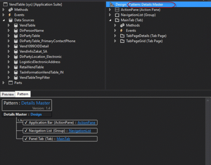 Overview form patterns – DynamicsFox