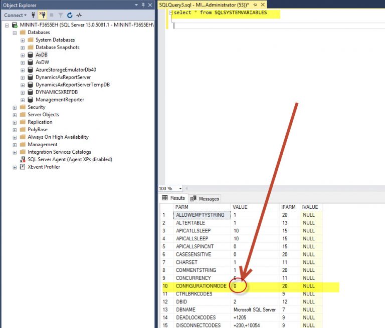 Error when activate dimension in Dynamics 365 FO (not in maintenance ...