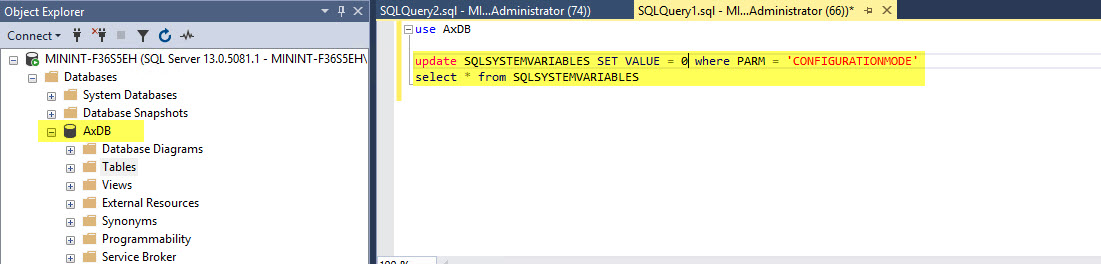 Error when activate dimension in Dynamics 365 FO (not in maintenance ...