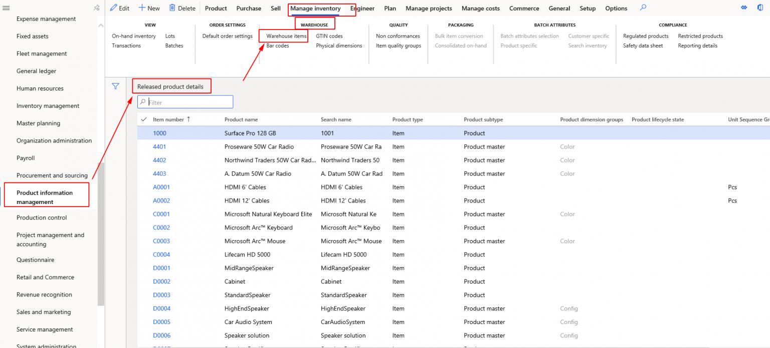 Error message: Item X is locked for update in warehouse Y because it is ...