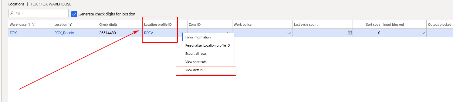 Mobile device setup step by step on advanced warehouse management
