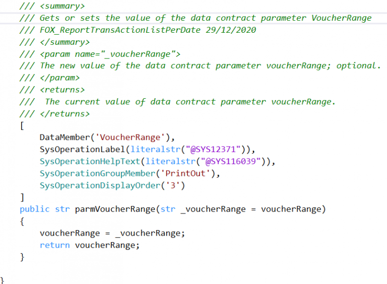 Print query range as dialog parameter in SSRS (RDP) reports (D365 for ...